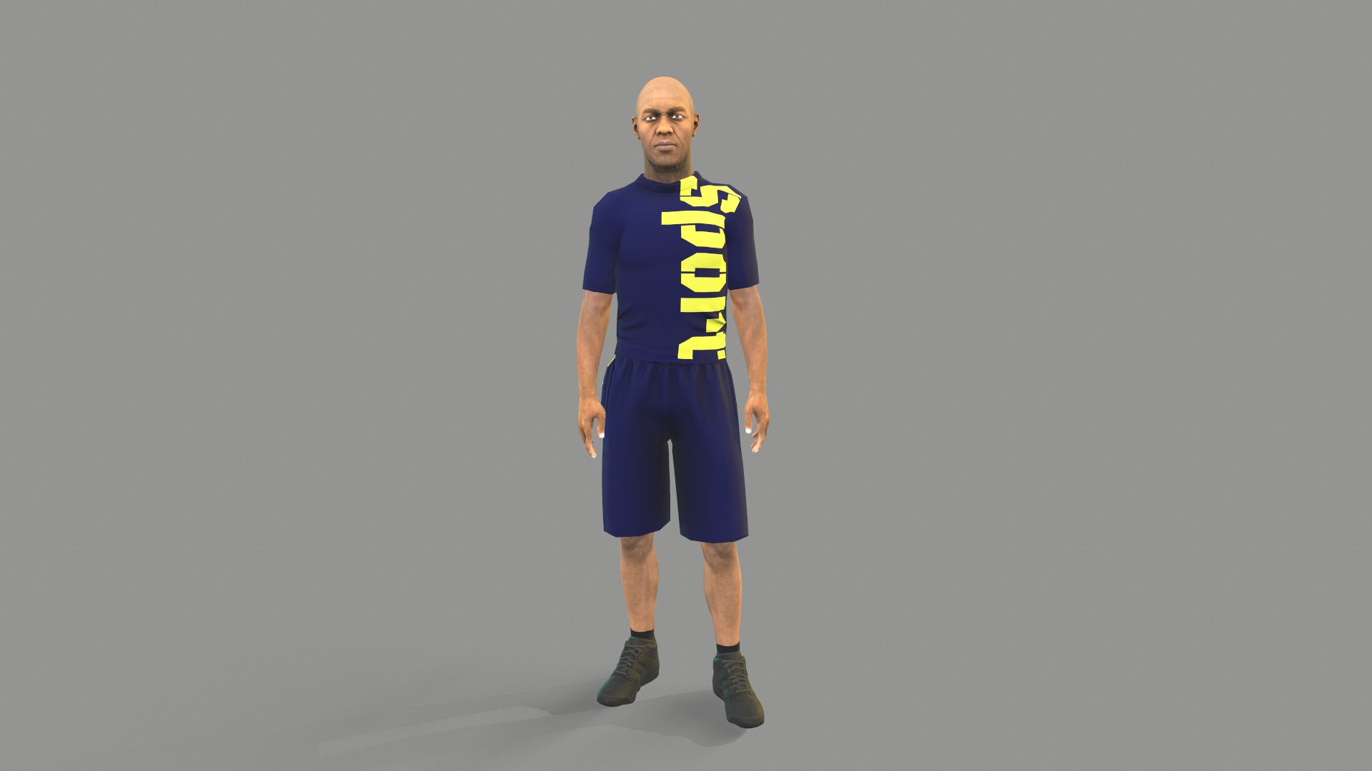3D NPC Sport Man Model - TurboSquid 1903257
