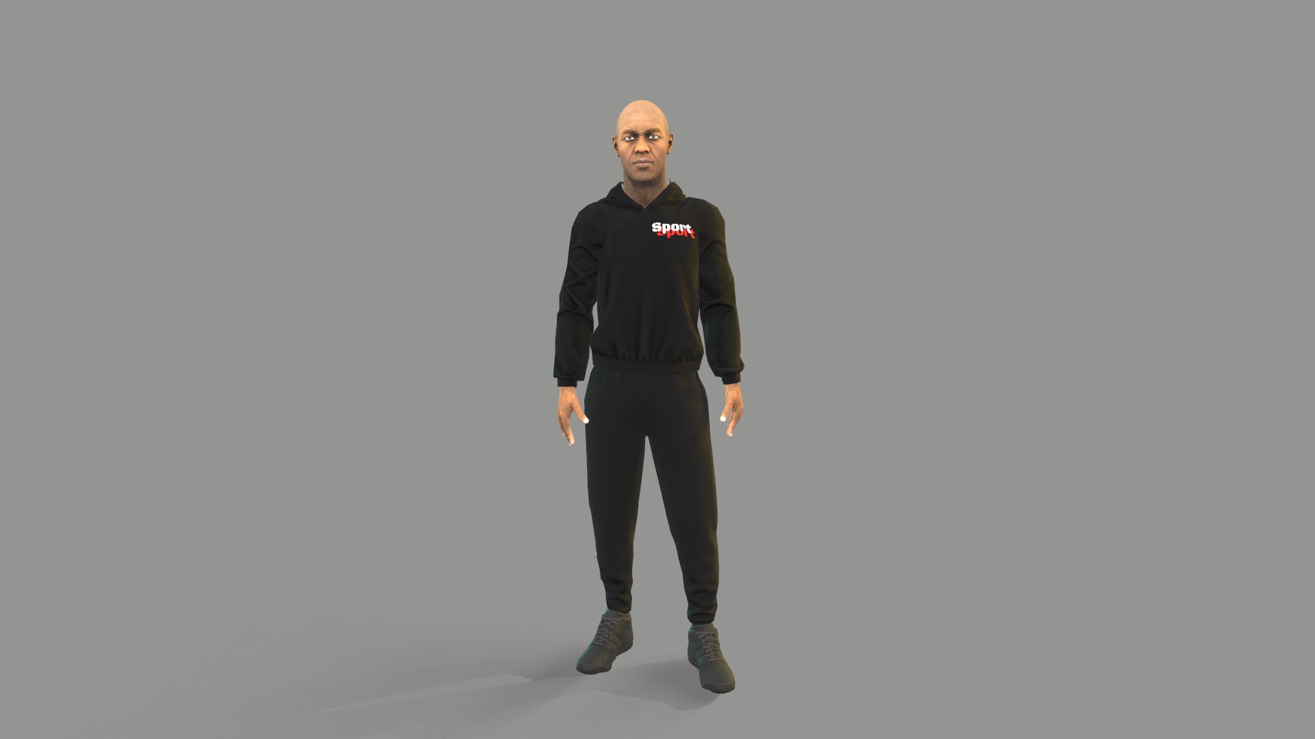 3D NPC Sport Man Model - TurboSquid 1903257