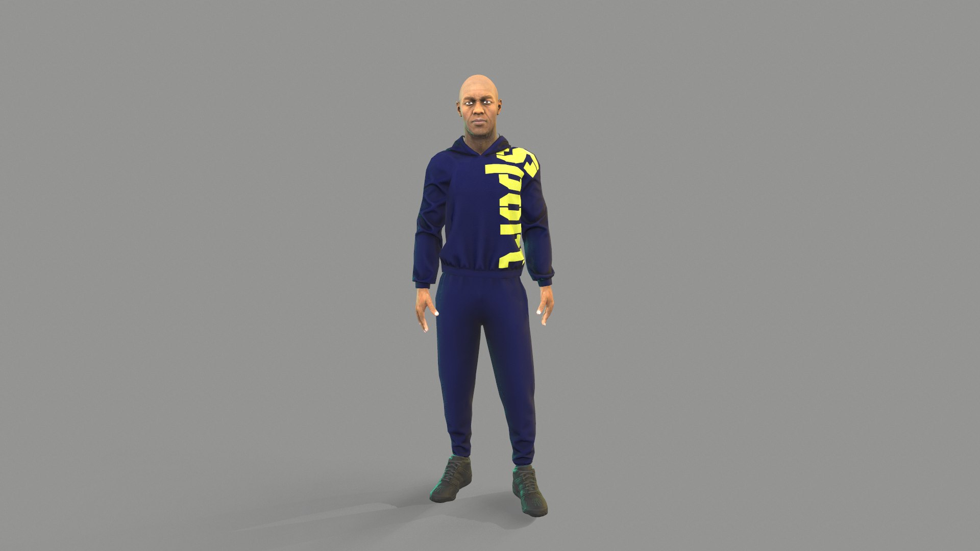 3D NPC Sport Man Model - TurboSquid 1903257