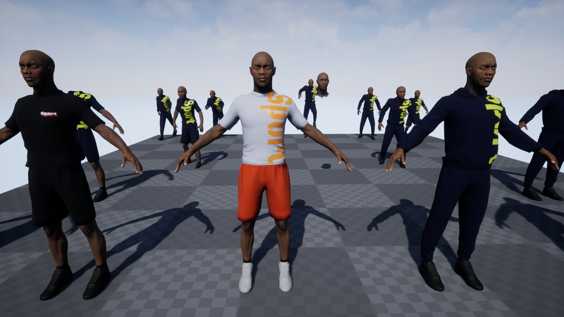 3D NPC Sport Man Model - TurboSquid 1903257