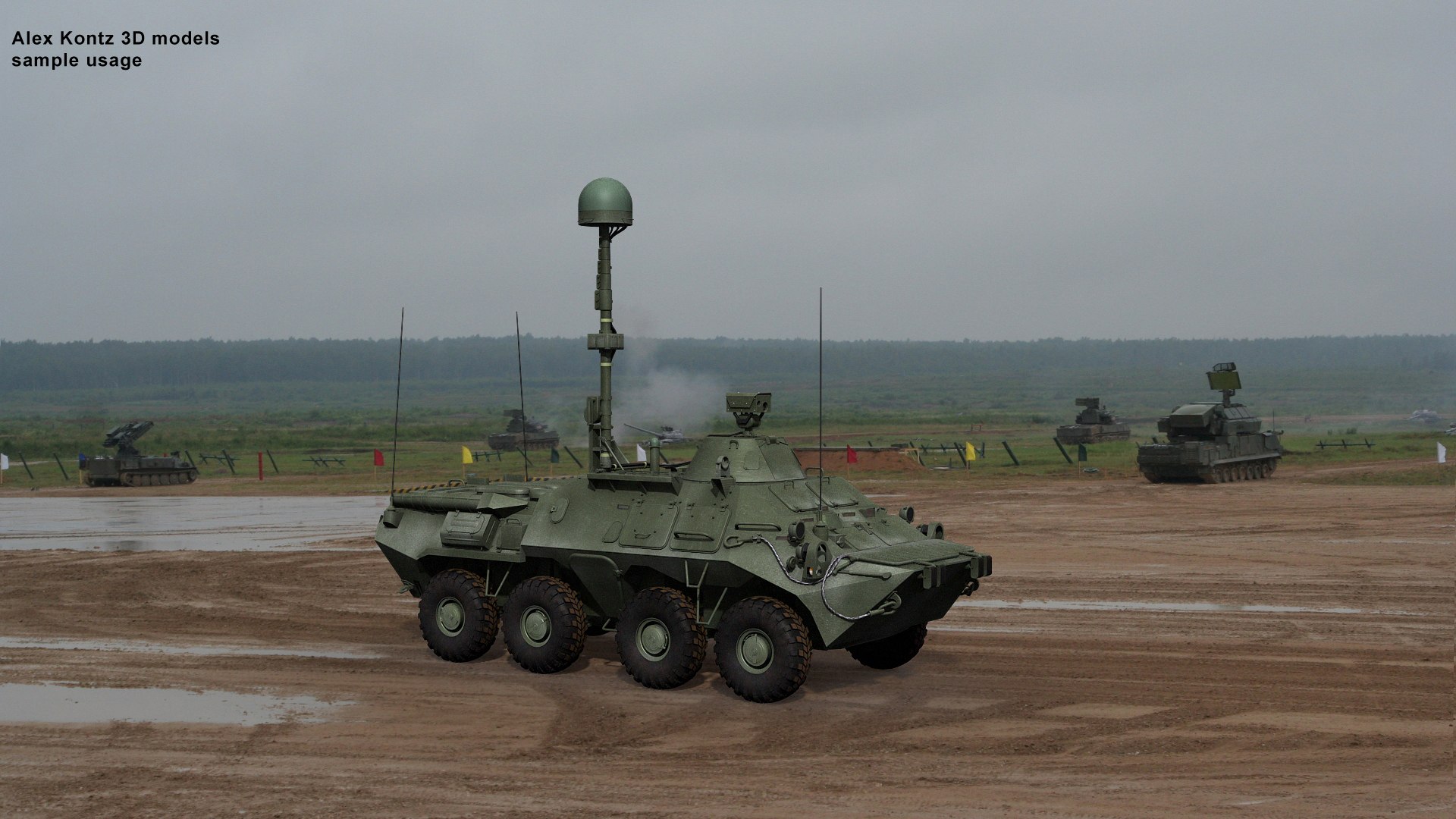 3D Model PU-12M7 Command Post - TurboSquid 2177184