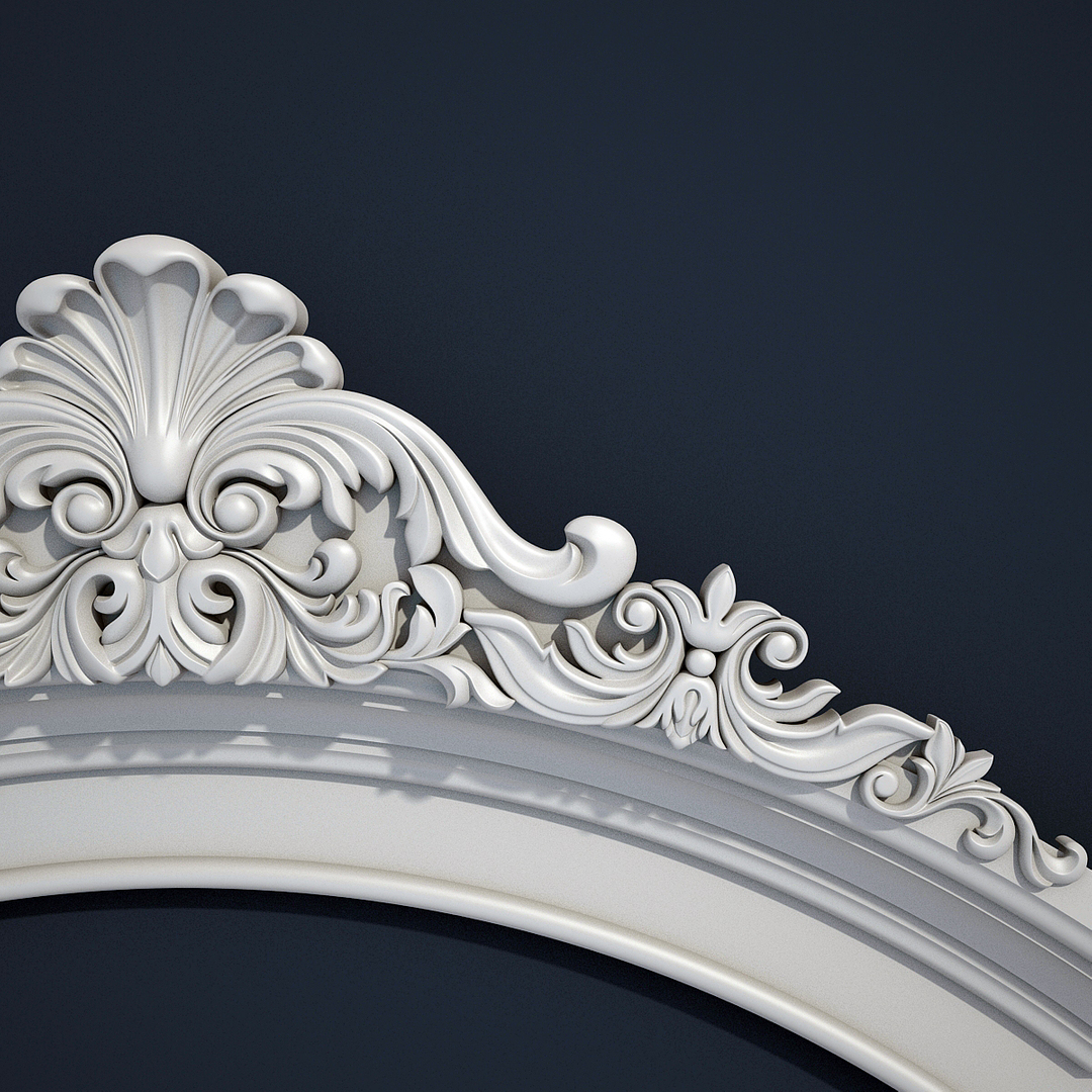 arched cartouche 3ds