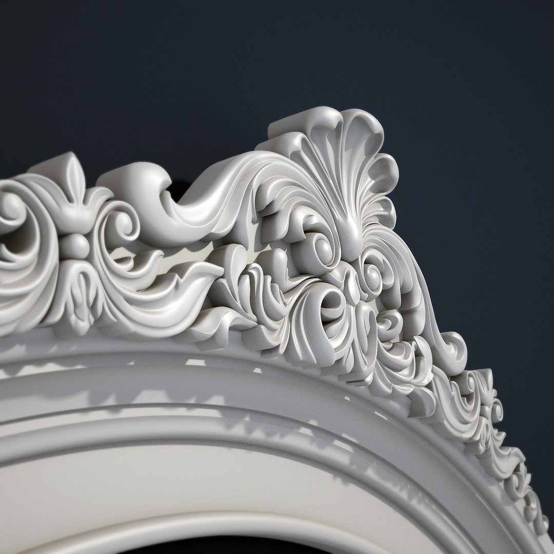 arched cartouche 3ds