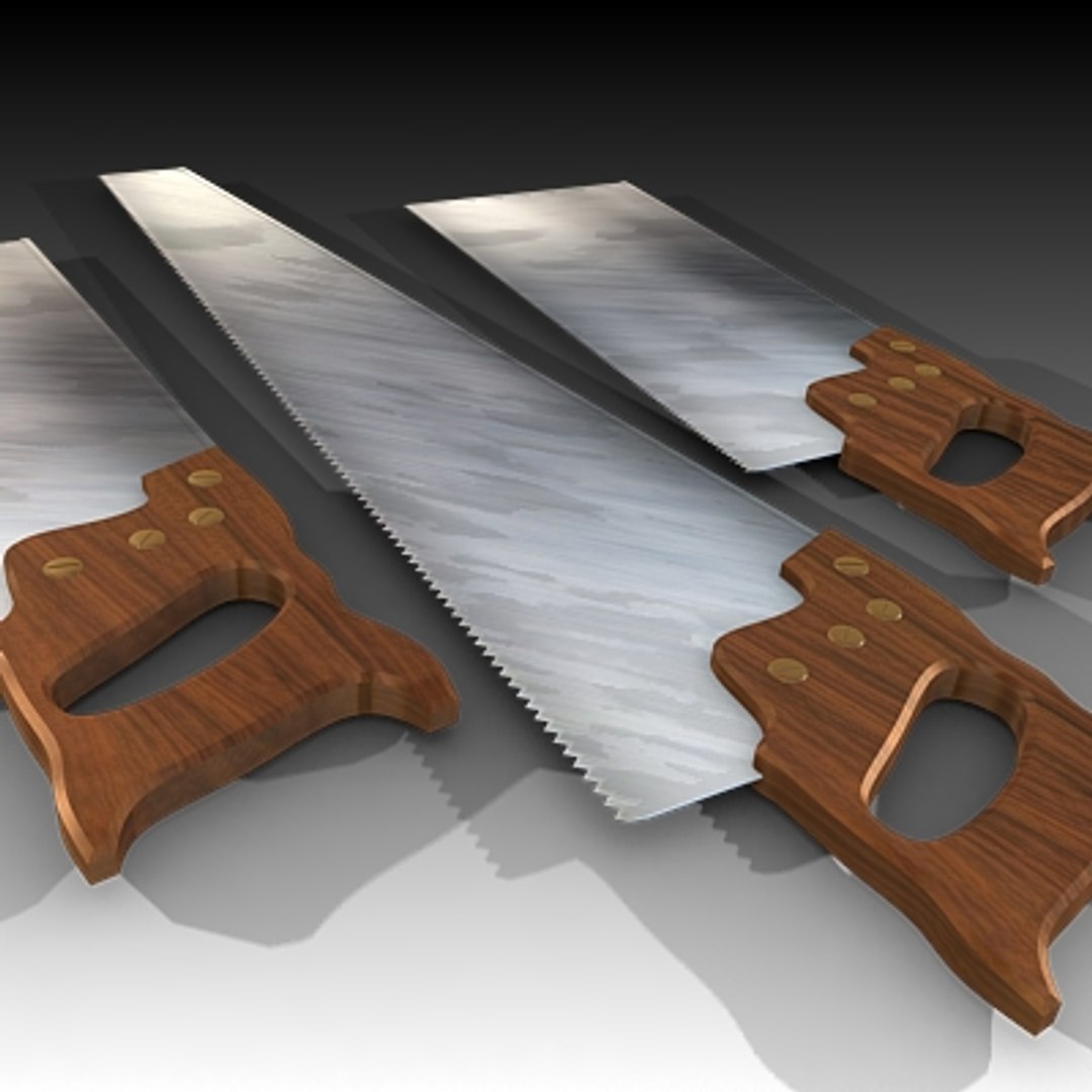 3d model hand saw