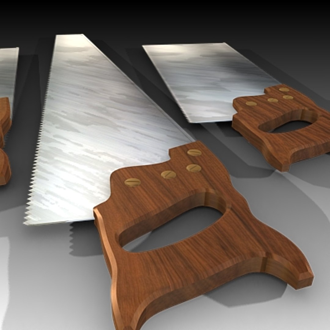 3d model hand saw
