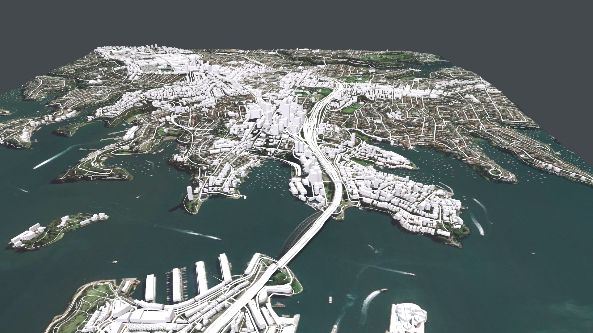 3D Model Cityscape North Sydney Australia - TurboSquid 1911113