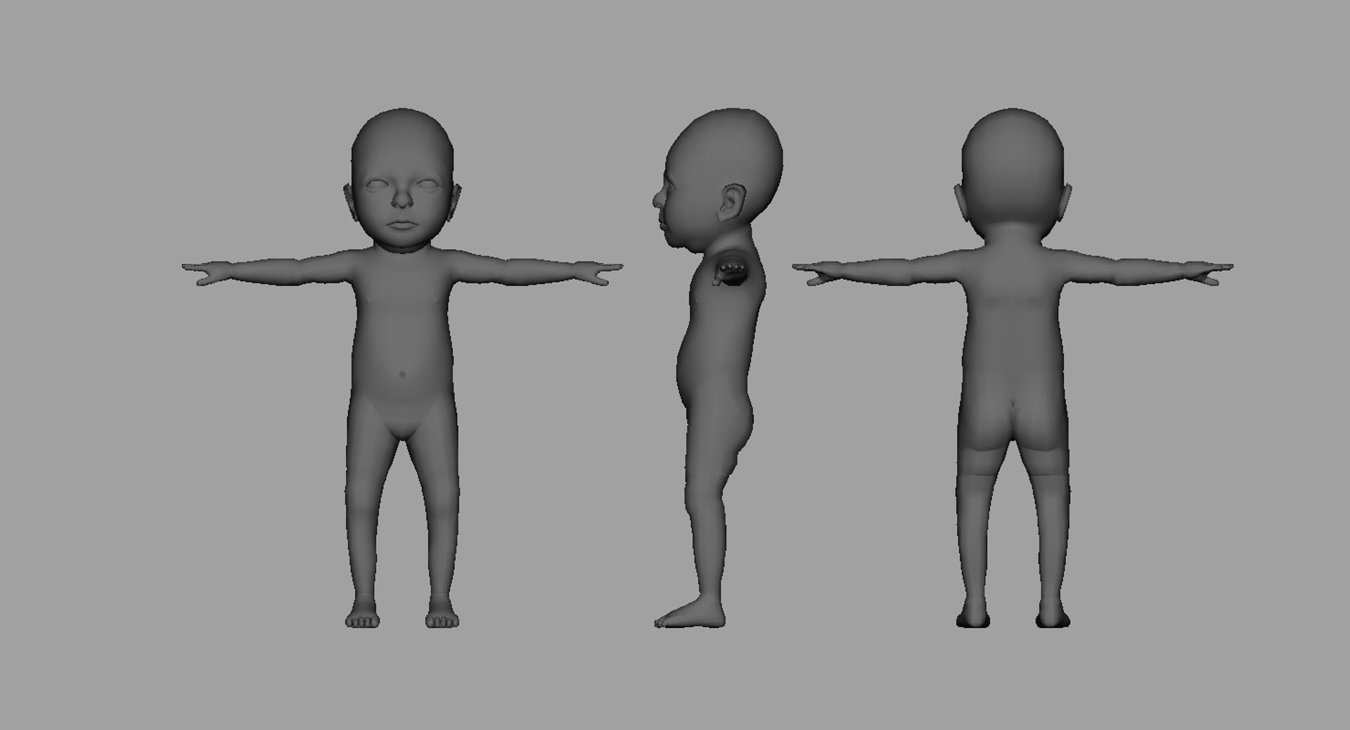 Born Baby 3D - TurboSquid 1518214