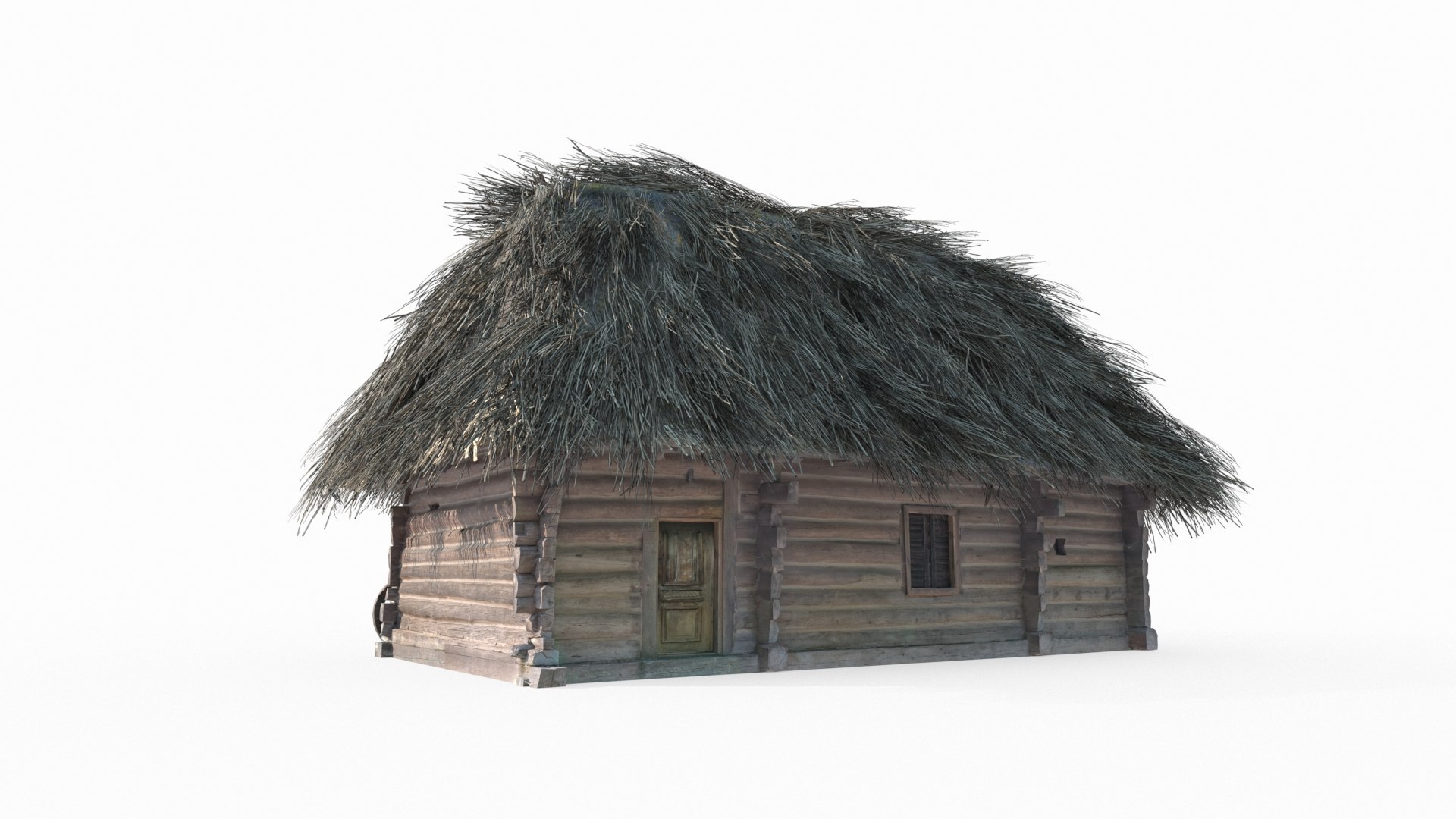 Ancient Thatched Cottages In Western Europe 3D Model - TurboSquid 2314613