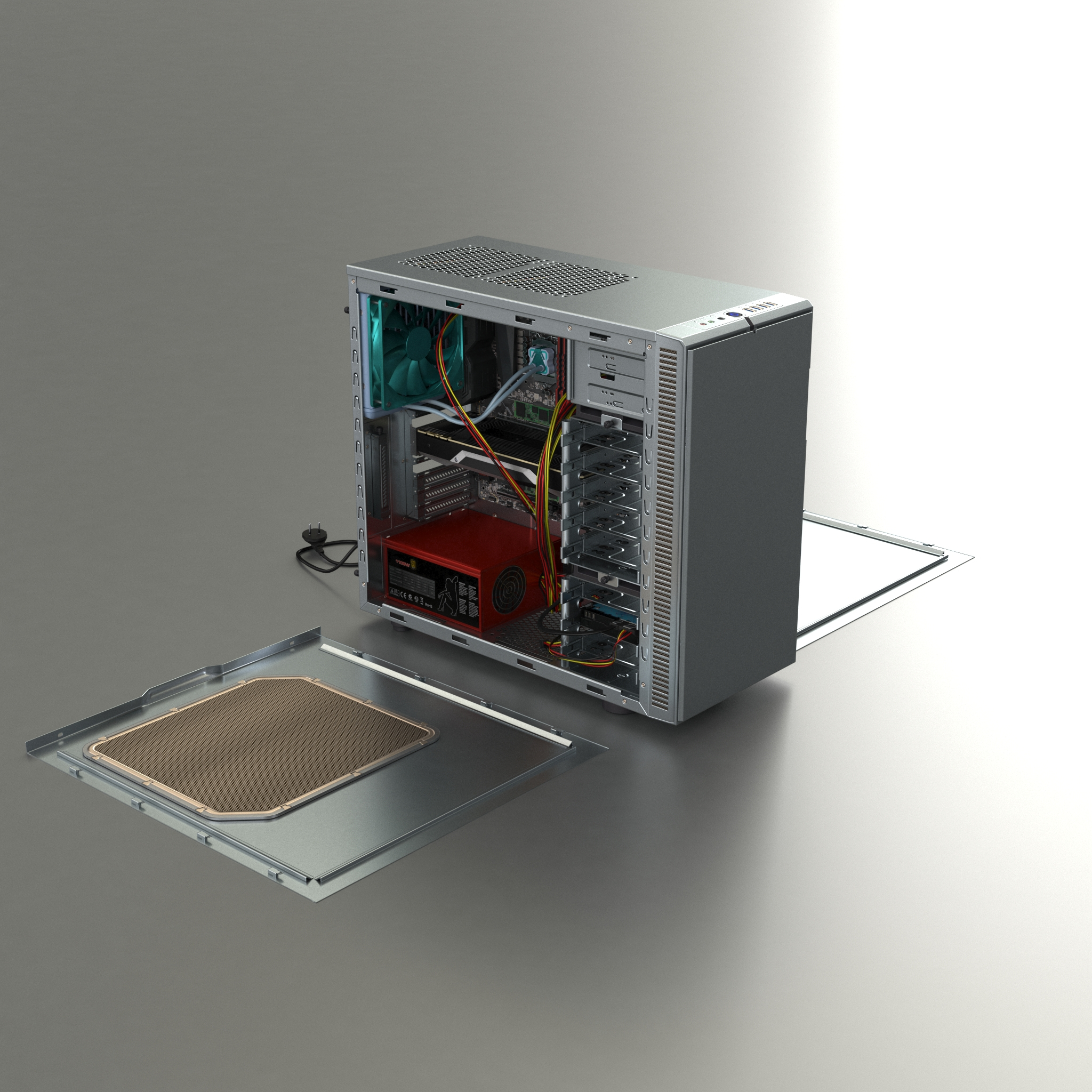 3D model computer assembly - TurboSquid 1386292