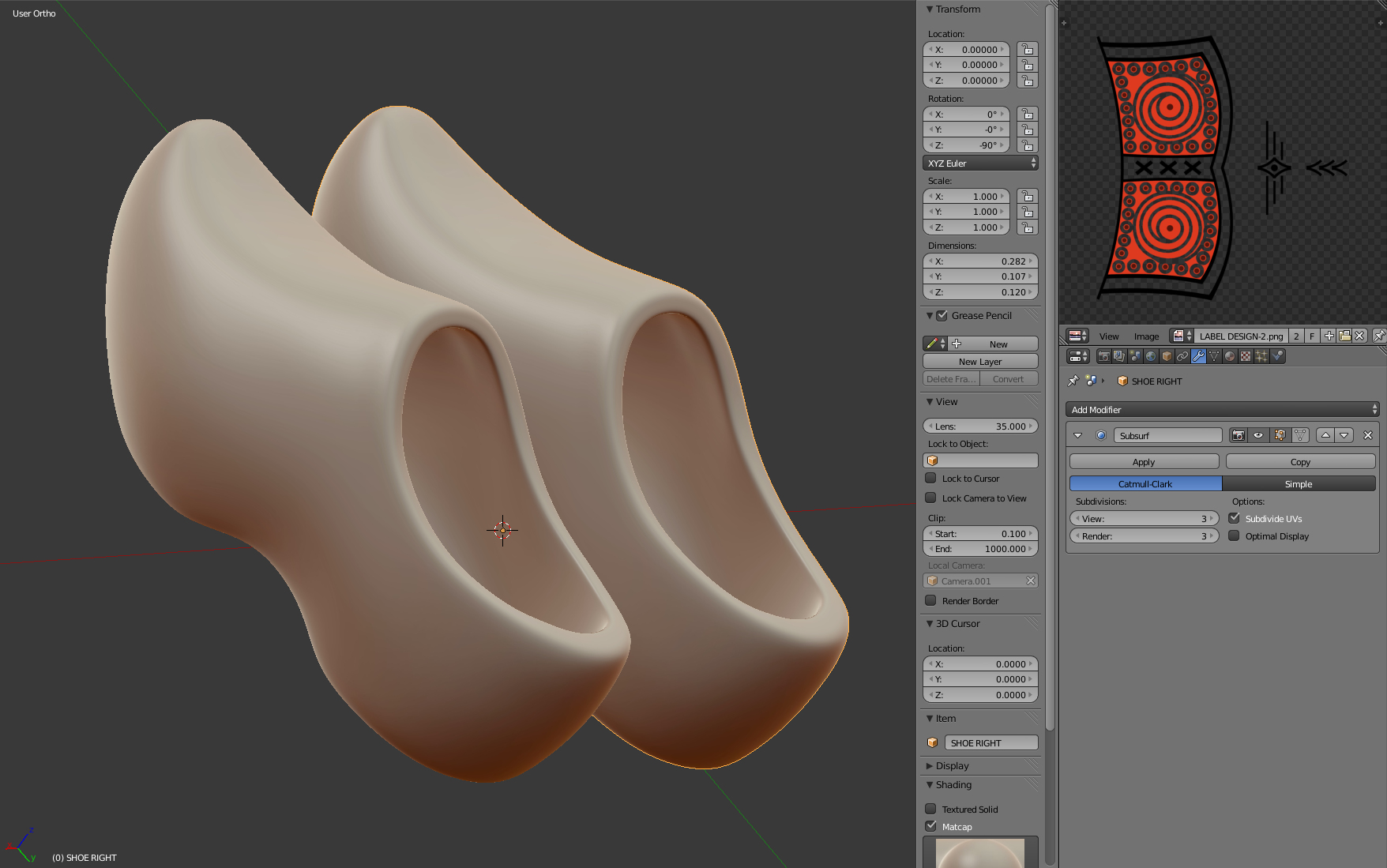 Clog dutch 3D model - TurboSquid 1692556