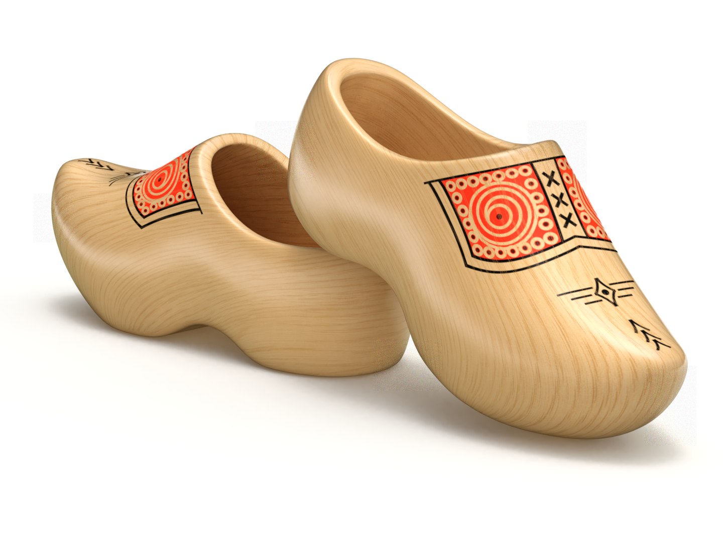 Clog Dutch 3D Model - TurboSquid 1692556