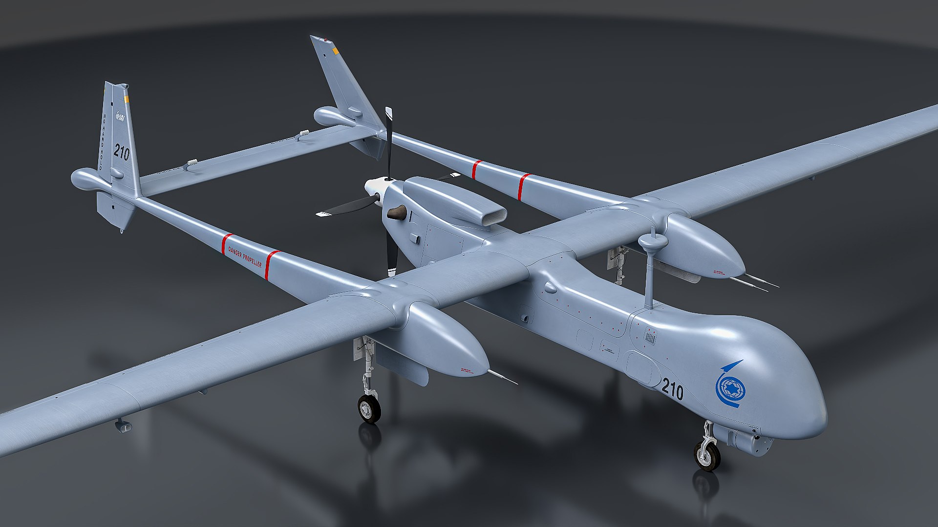 Unmanned Aerial Vehicle Drone IAI Eitan 3D Model - TurboSquid 2381889