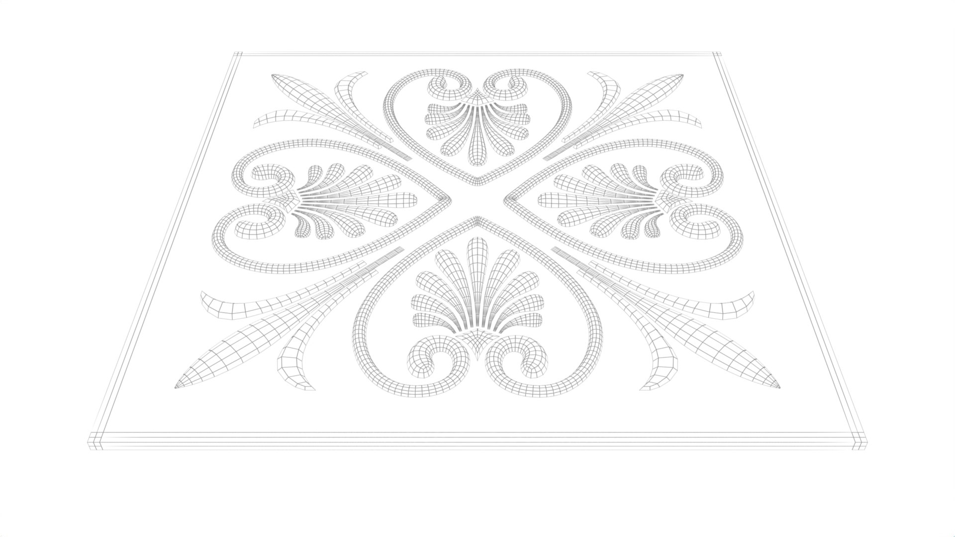 Ceiling Tile Pattern 3D - TurboSquid 1545787