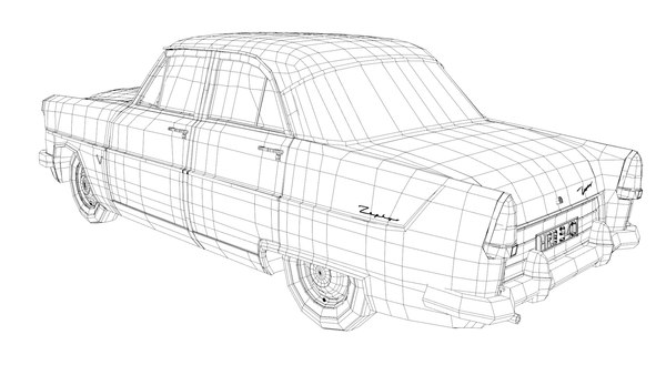 modelo 3d Ford Zephyr Six MK2 1956 - TurboSquid 2029236