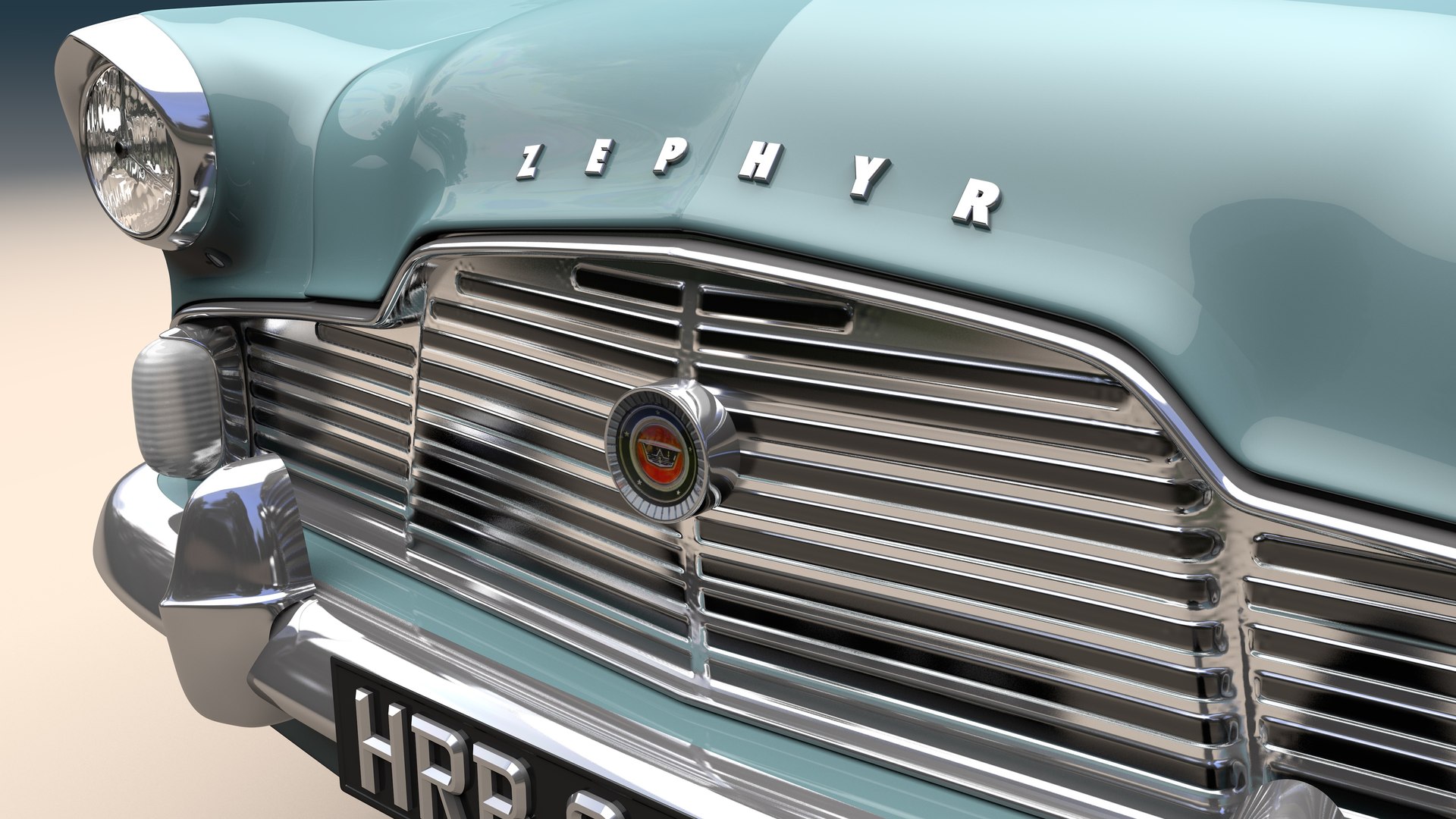 3D Model Ford Zephyr Six MK2 1956 - TurboSquid 2029236