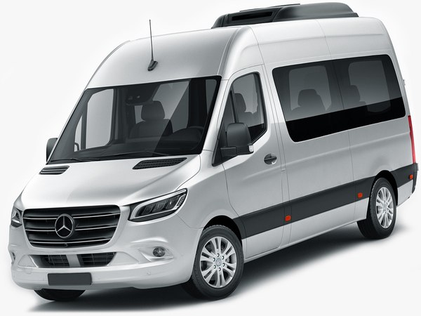 3d mercedes sprinter bus