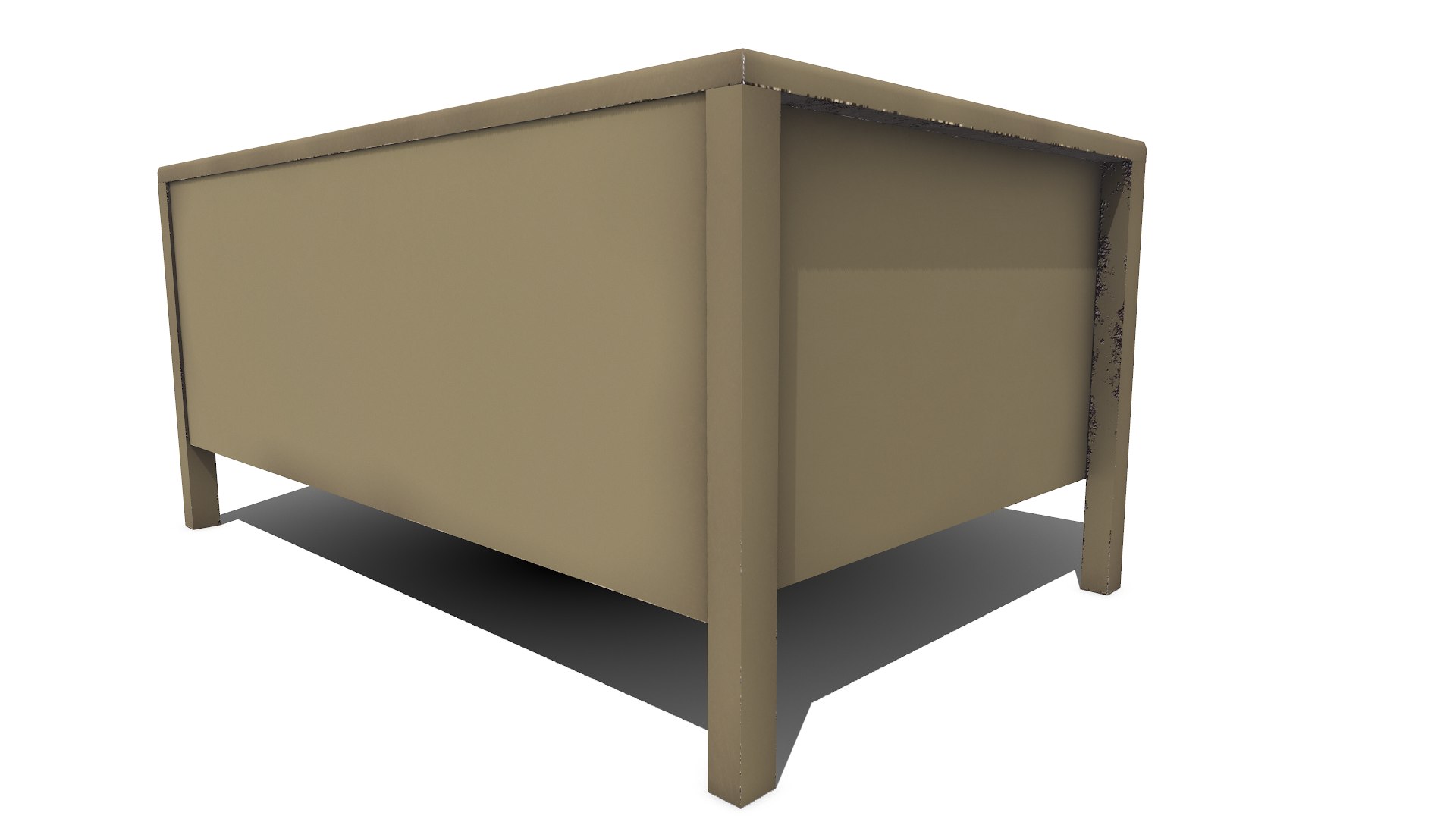 3D Old Metal Table Low-poly PBR Model - TurboSquid 2204913