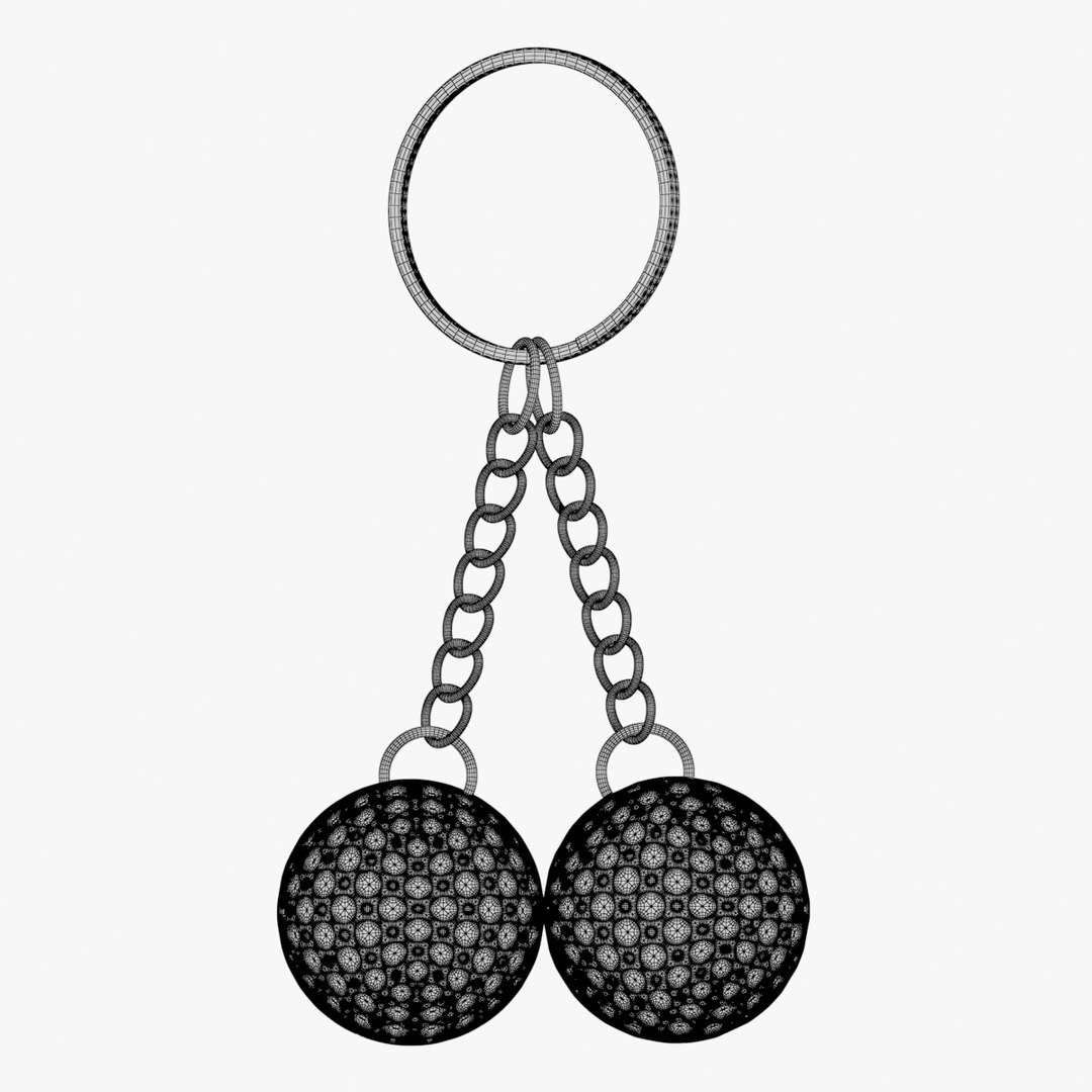 Keychain Ball 3D Model - TurboSquid 1325068
