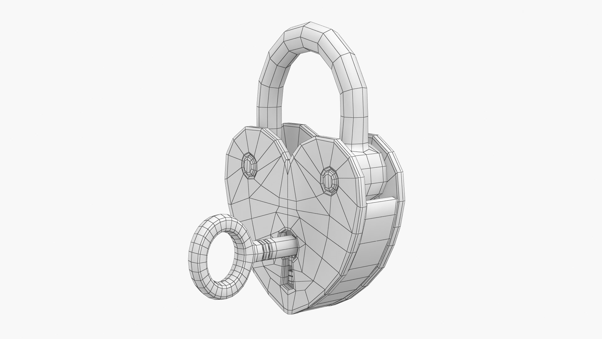 Padlock Lock Old 3D Model - TurboSquid 1508705