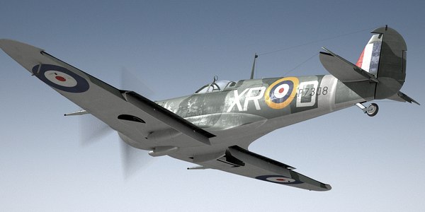 Supermarine spitfire mk airplane model - TurboSquid 1659301