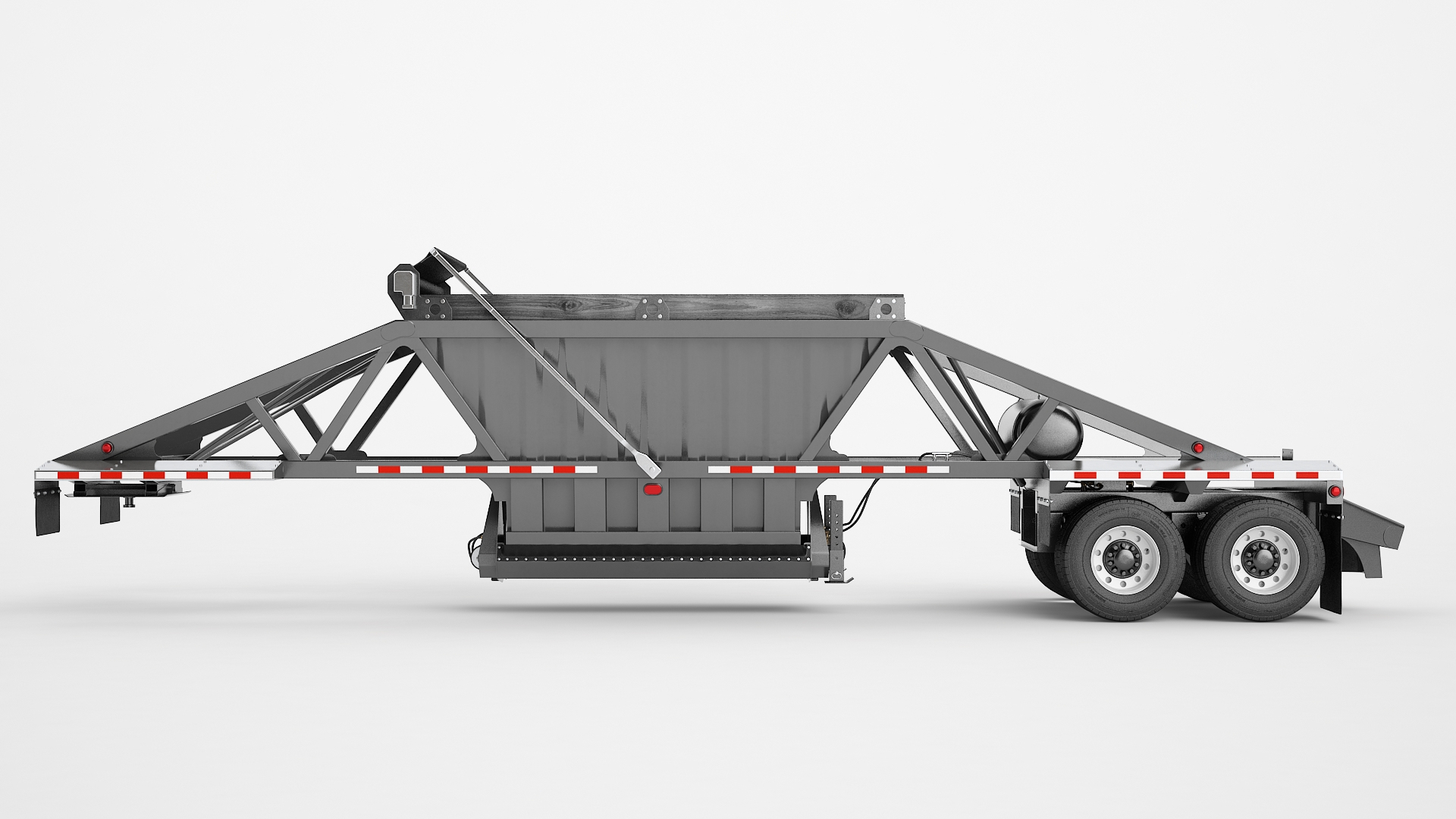 Belly Dump Trailer 04 3D Model - TurboSquid 2046219