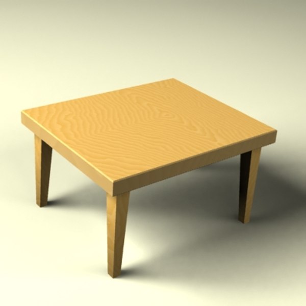 table wood 3d model