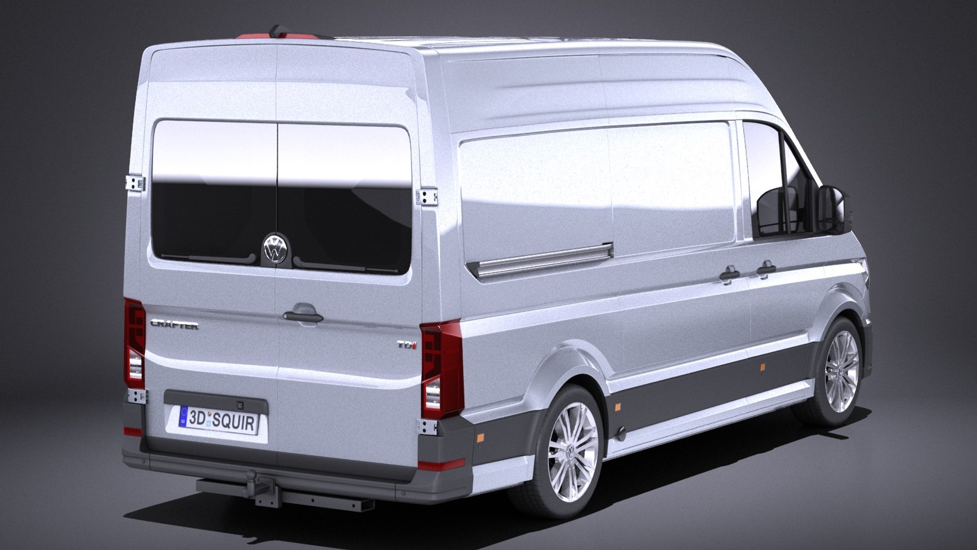 Volkswagen Crafter 2018 3D Model - TurboSquid 1266315
