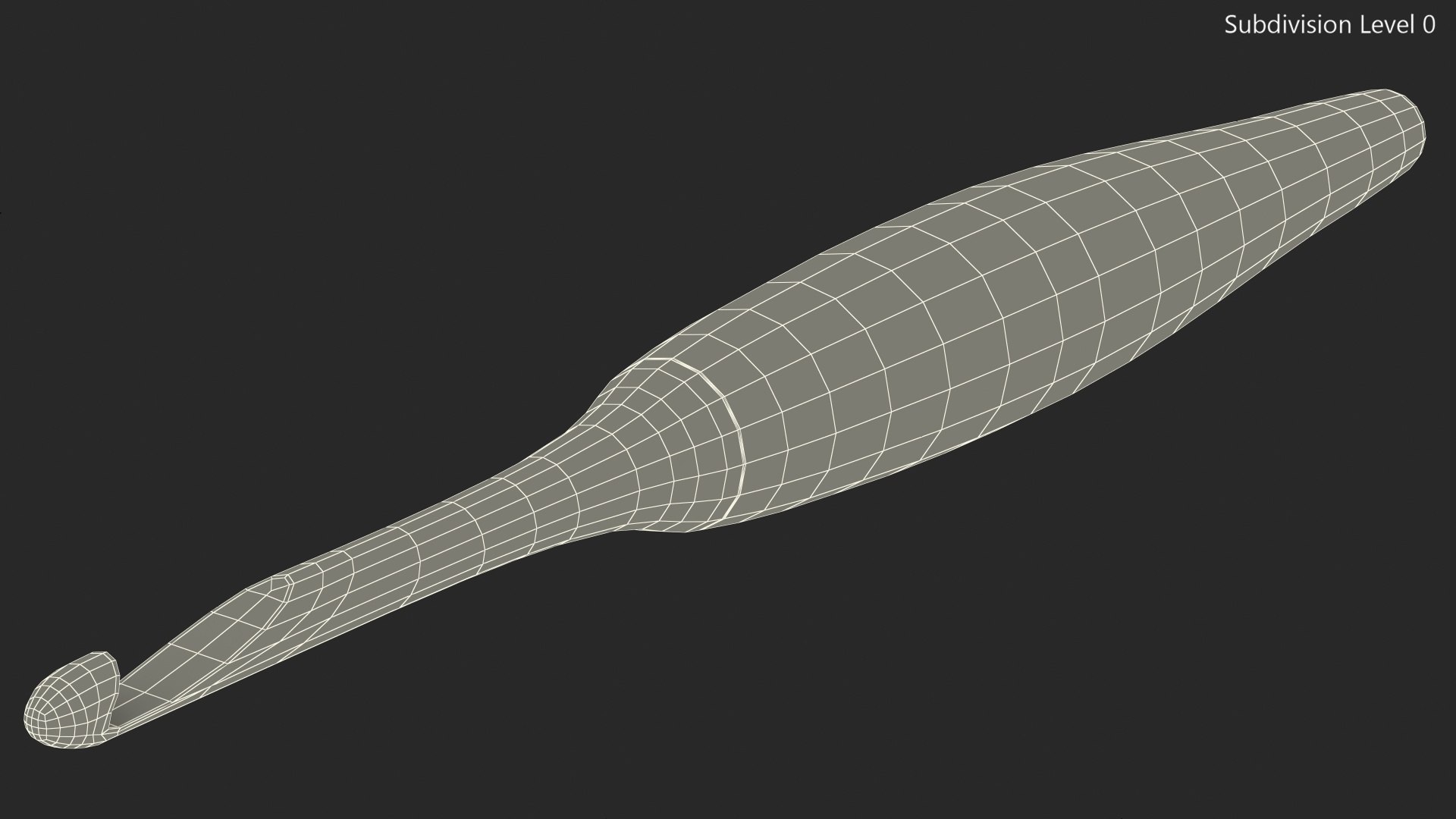 3D Crochet Hook With Plastic Handle - TurboSquid 1980717