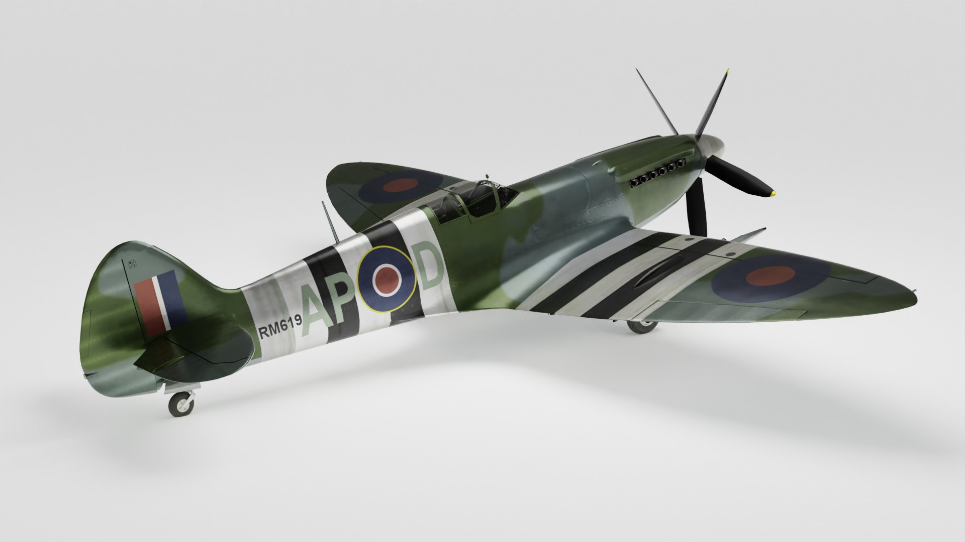 3dsmax Mk Xiv Spitfire Supermarine