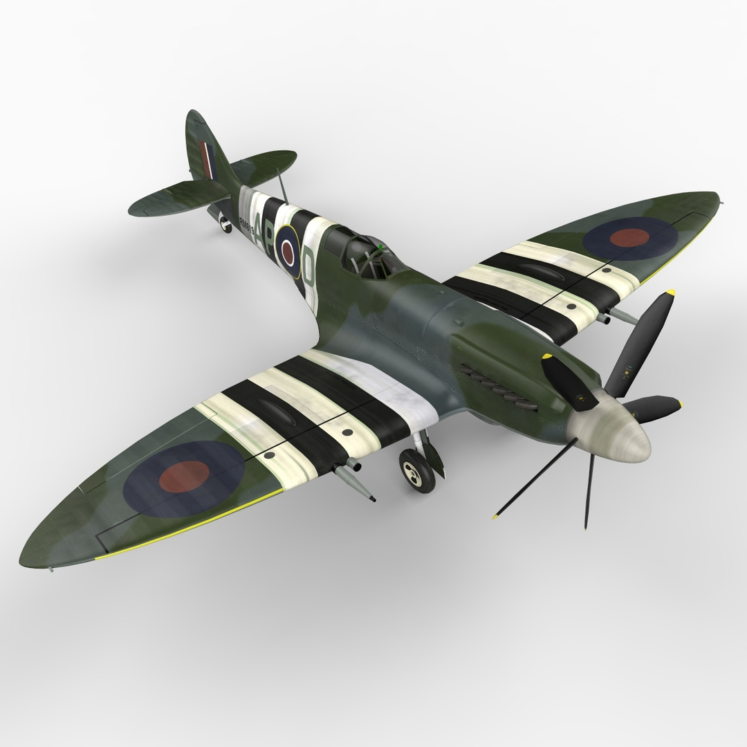 3dsmax mk xiv spitfire supermarine