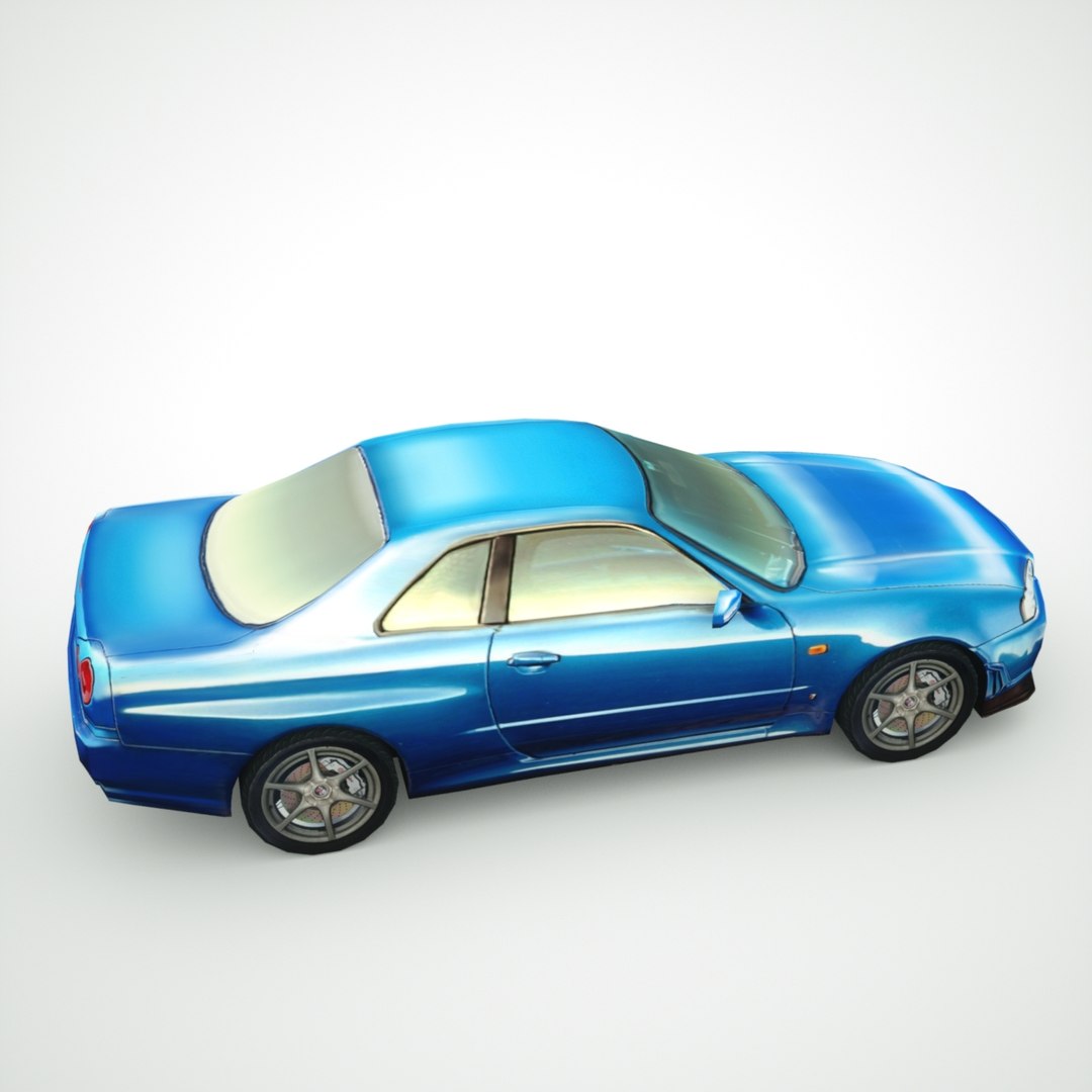 3d Nissan Gt-r Skyline R34 Model