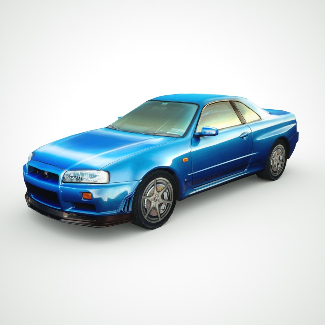 3d Nissan Gt-r Skyline R34 Model