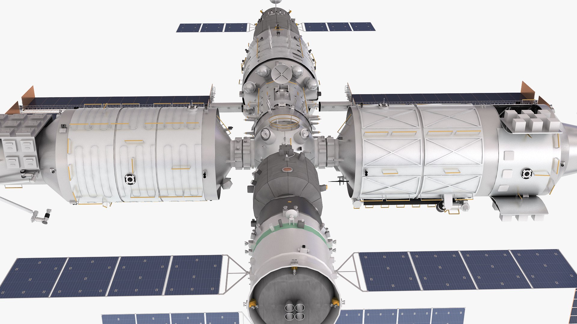 Chinese space station 3D model - TurboSquid 1697411