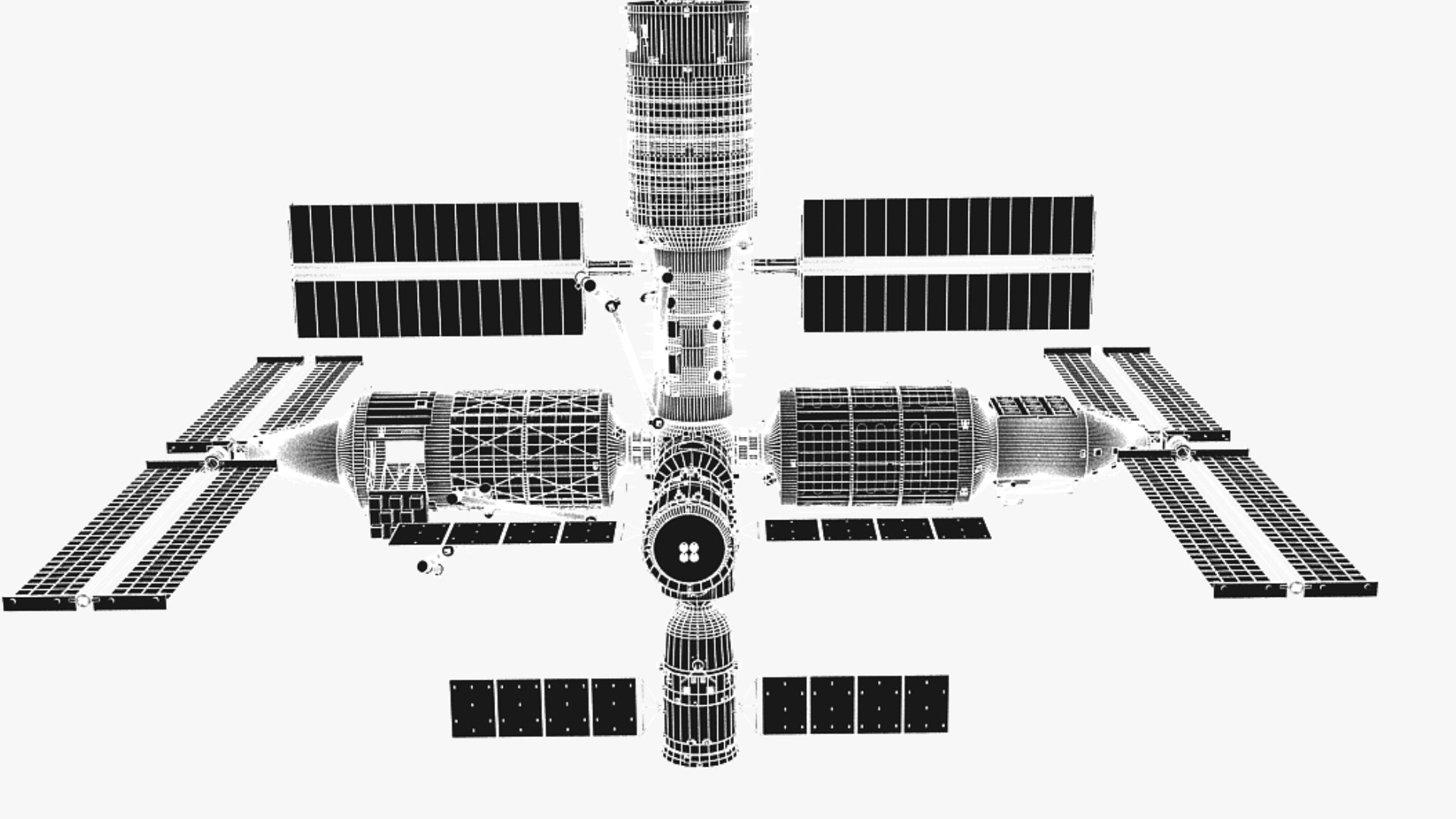 Chinese space station 3D model - TurboSquid 1697411