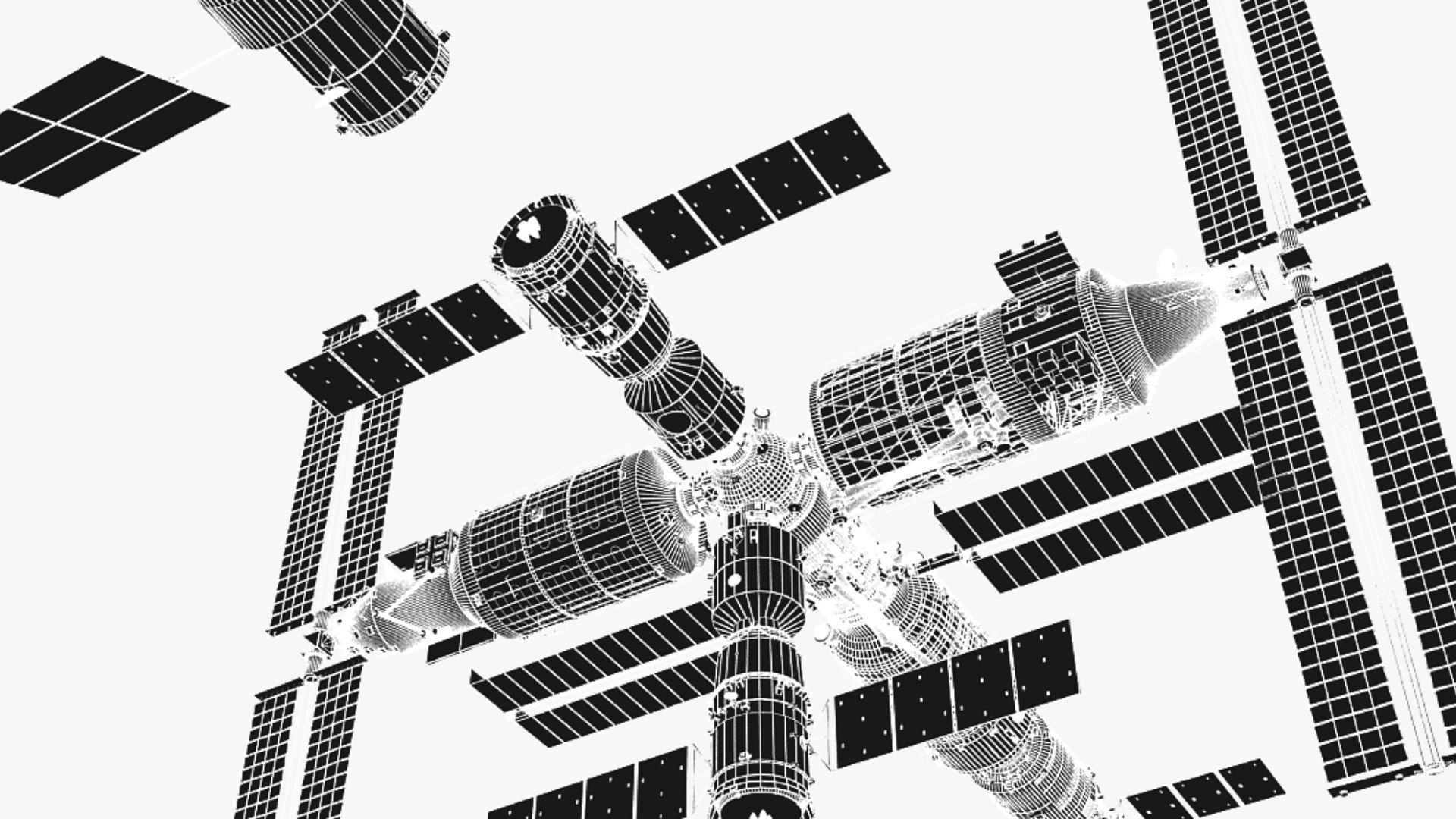 Chinese space station 3D model - TurboSquid 1697411