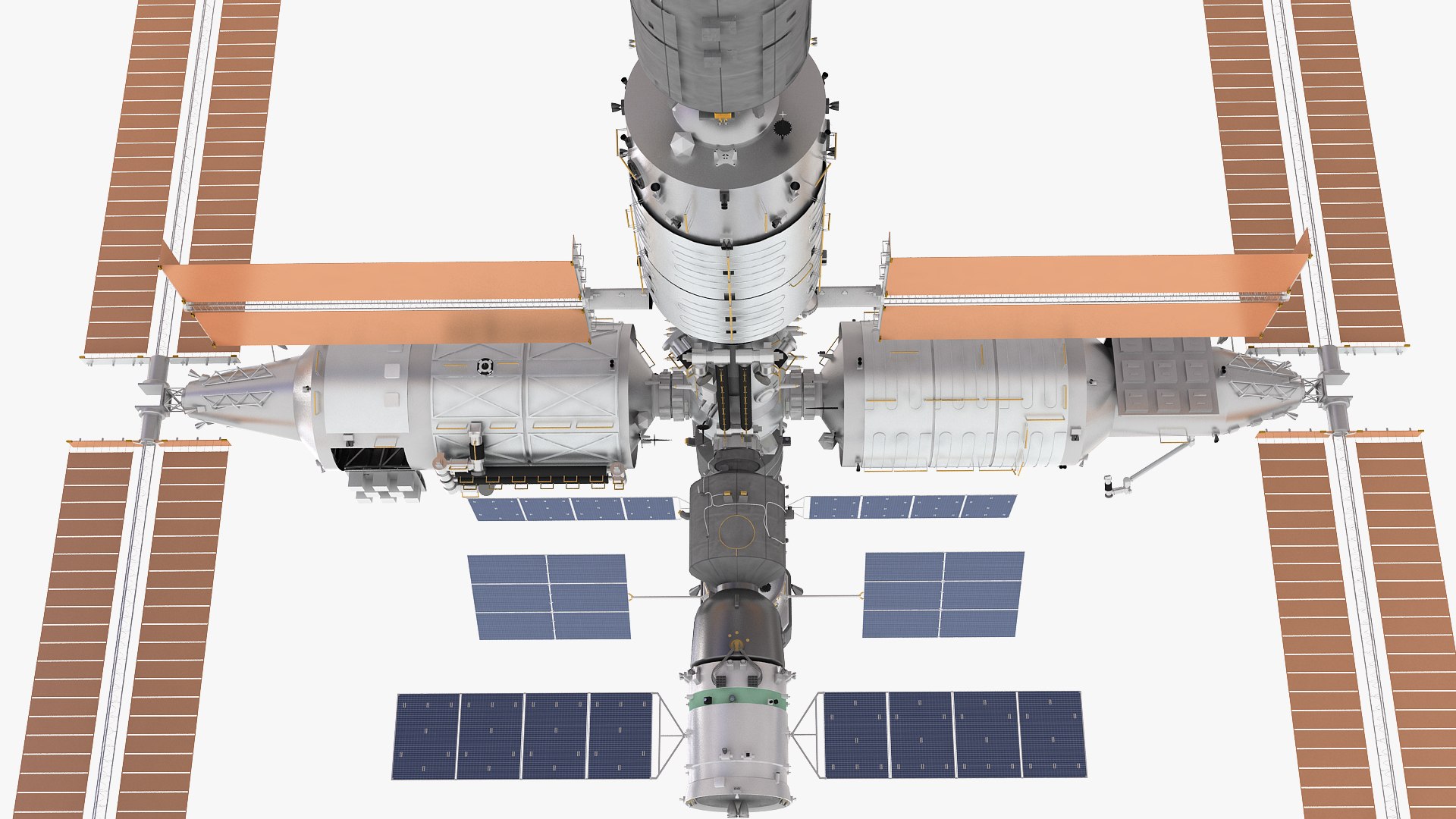 Chinese space station 3D model - TurboSquid 1697411