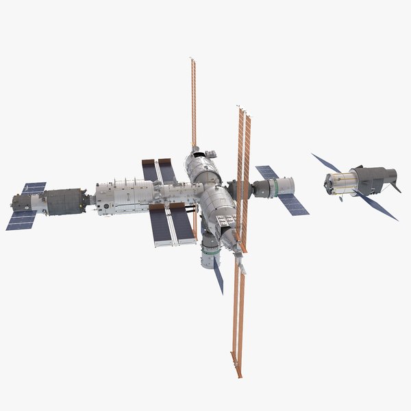 Chinese space station 3D model - TurboSquid 1697411
