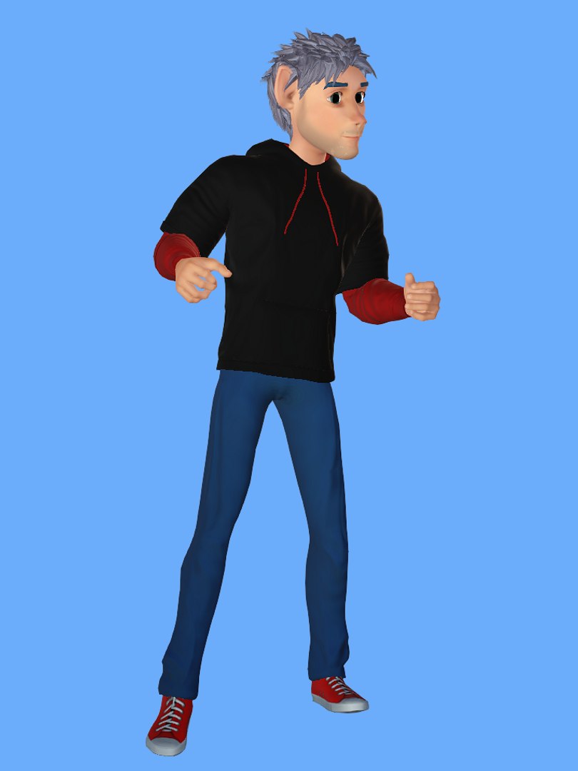 3D Cartoon Rigged Cute Man-Kaigo Character 3D Model Model - TurboSquid ...