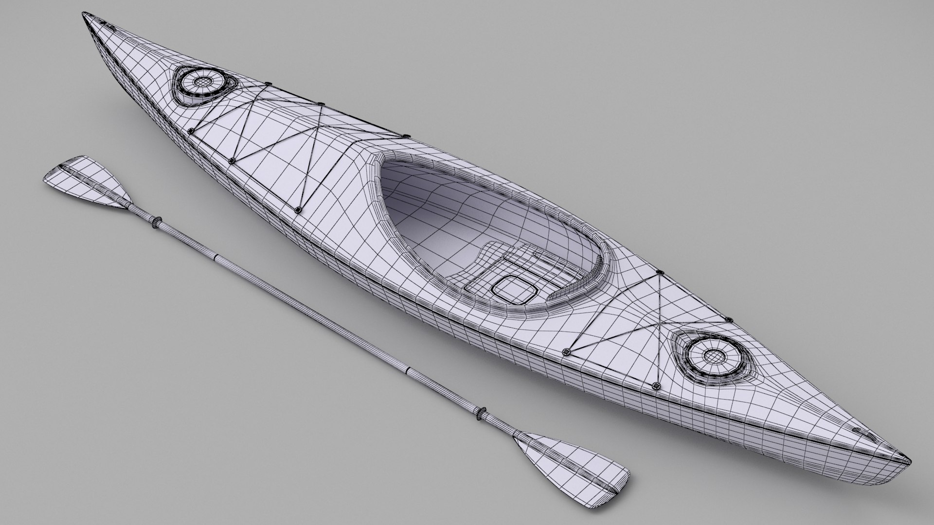Kayak 02 3D Model - TurboSquid 1910137
