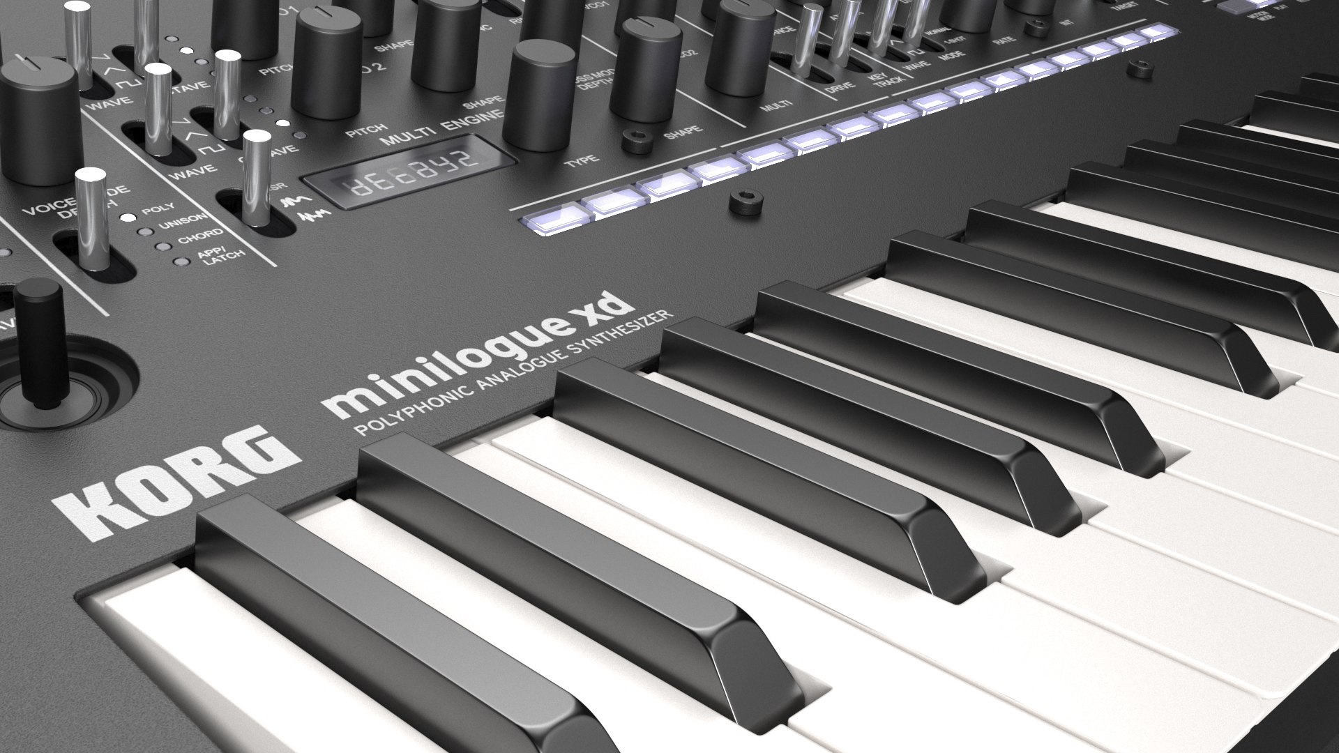 3D korg minilogue xd model - TurboSquid 1652749