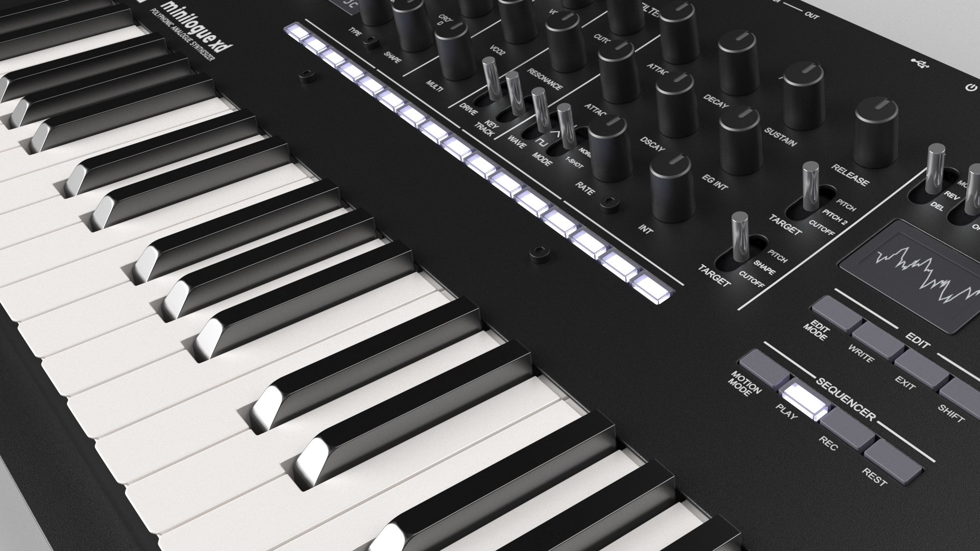 3D korg minilogue xd model - TurboSquid 1652749