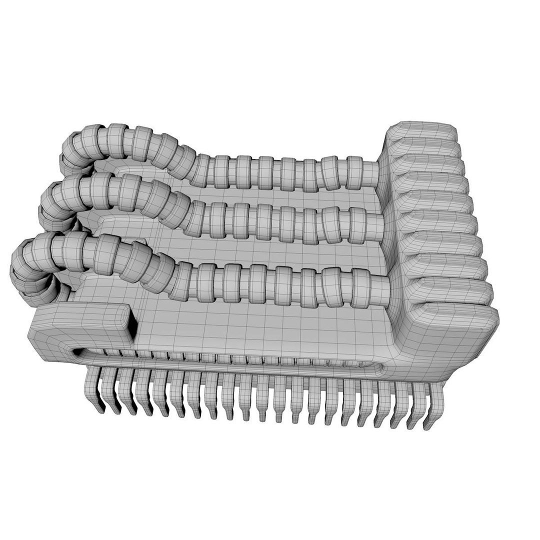 5 Computer Chips 3d Model