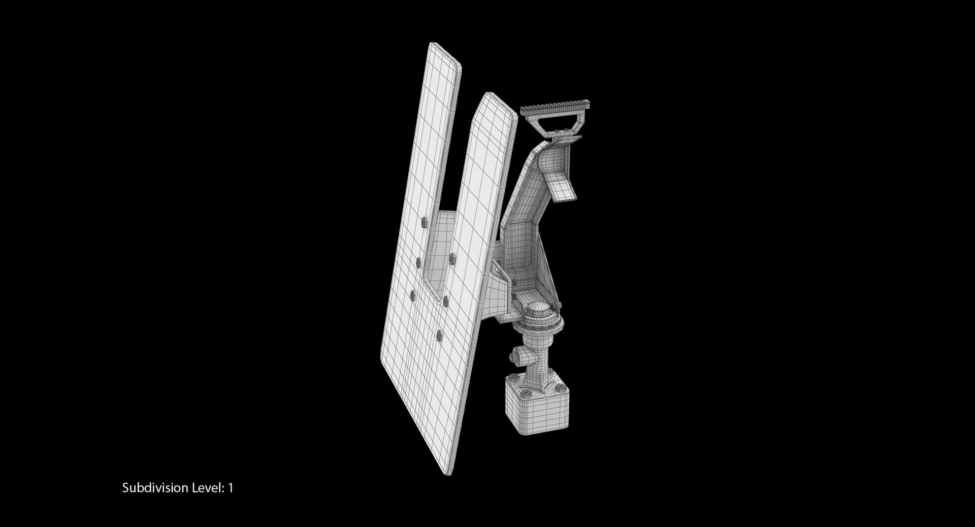 3D Minigun M134 Mount Model - TurboSquid 1191229