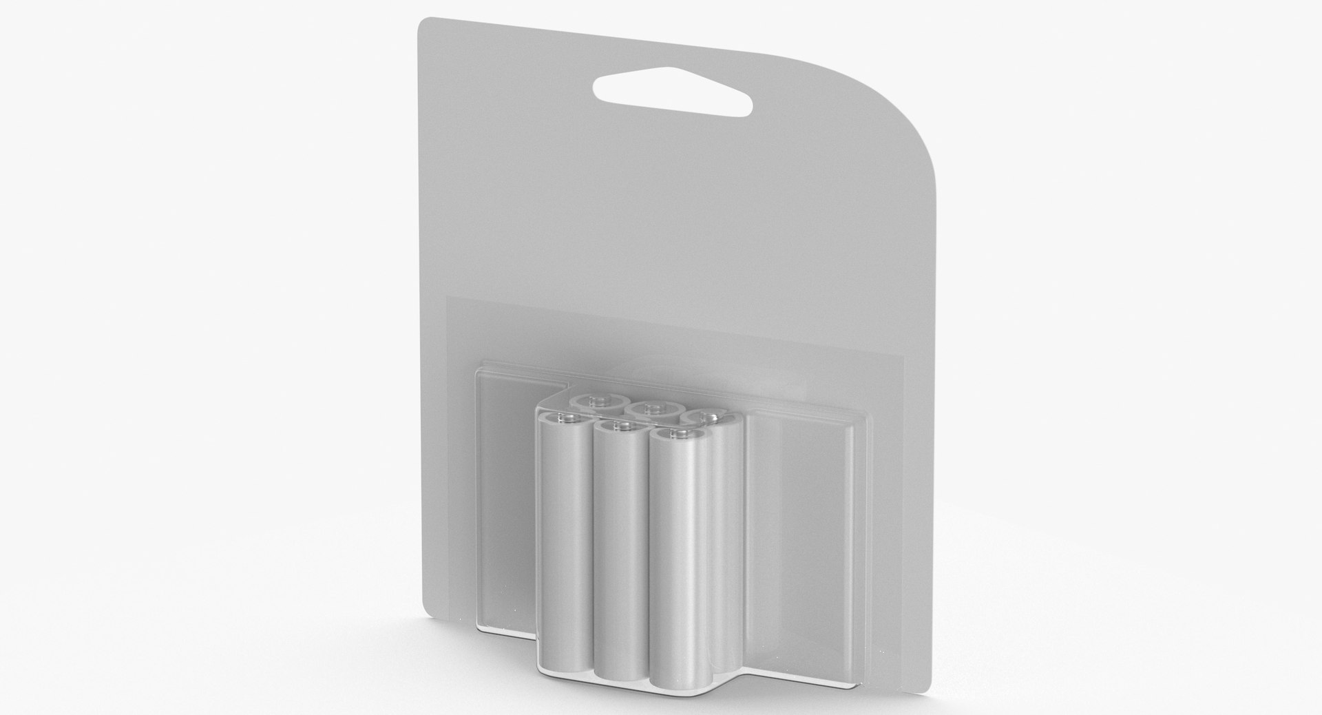 AAA Battery Pack Blank and Generic Label 3D model - TurboSquid 2133787