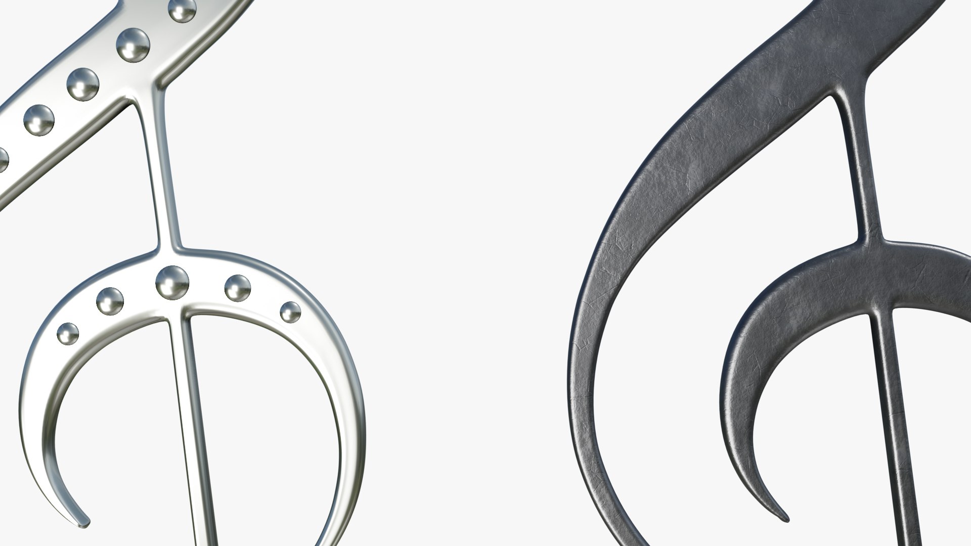 3D Models Of Treble Clef - TurboSquid 2224805