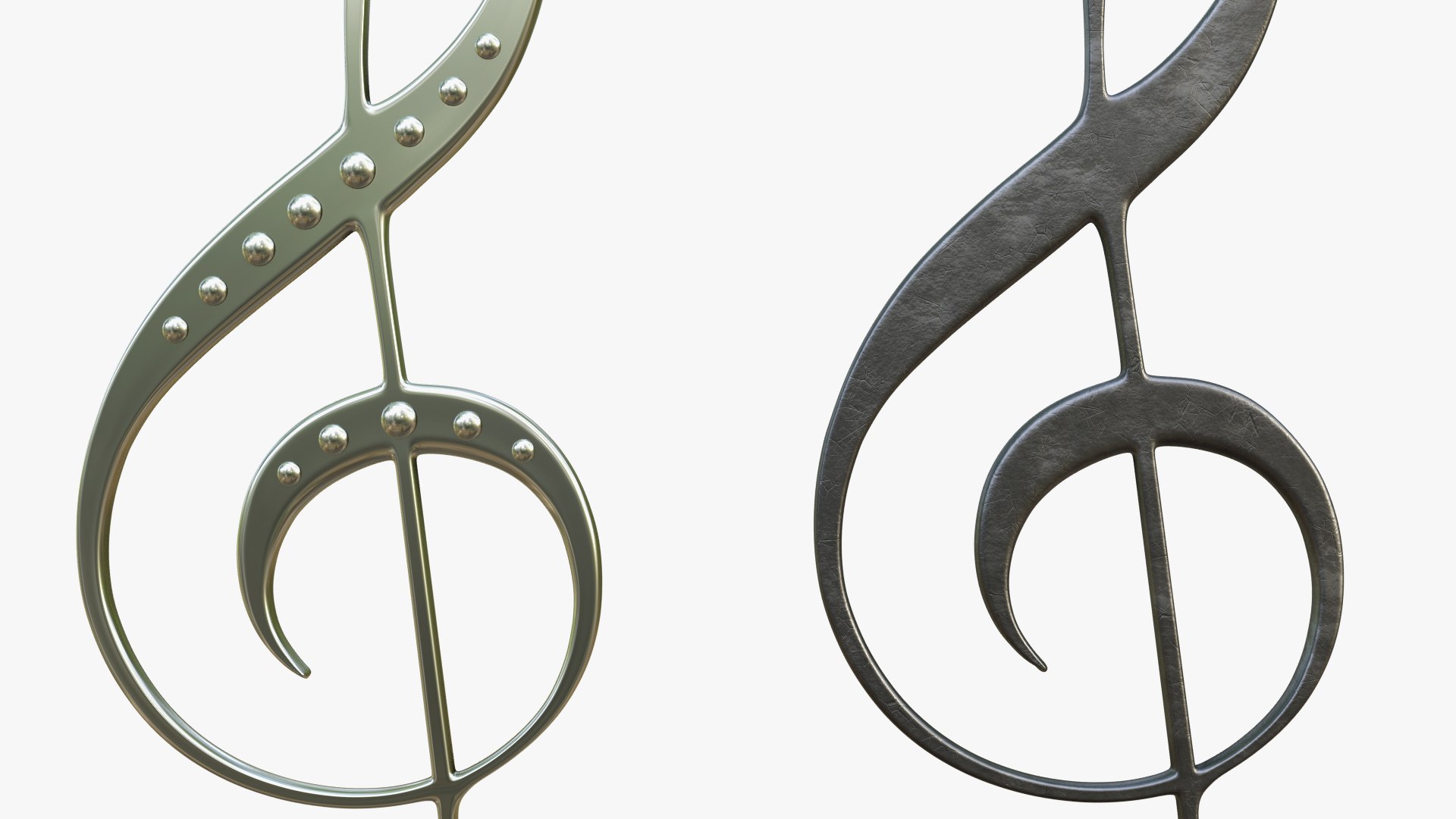 3D Models Of Treble Clef - TurboSquid 2224805