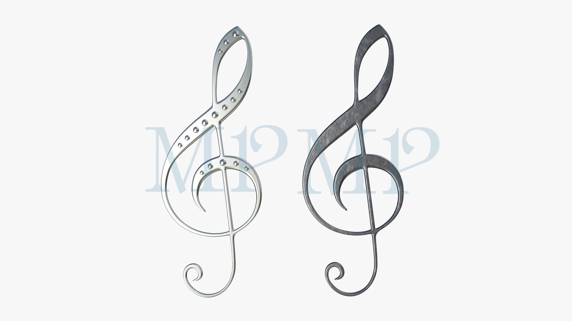 3D Models Of Treble Clef - TurboSquid 2224805