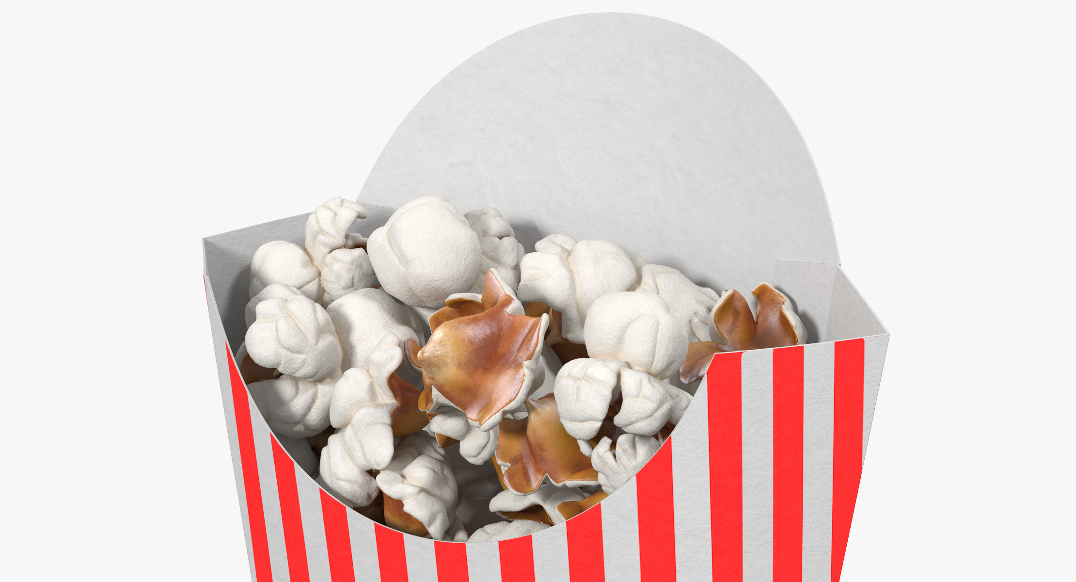 3d popcorn 6 model