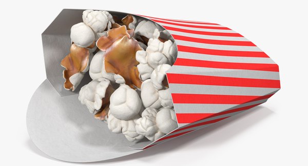 3d popcorn 6 model