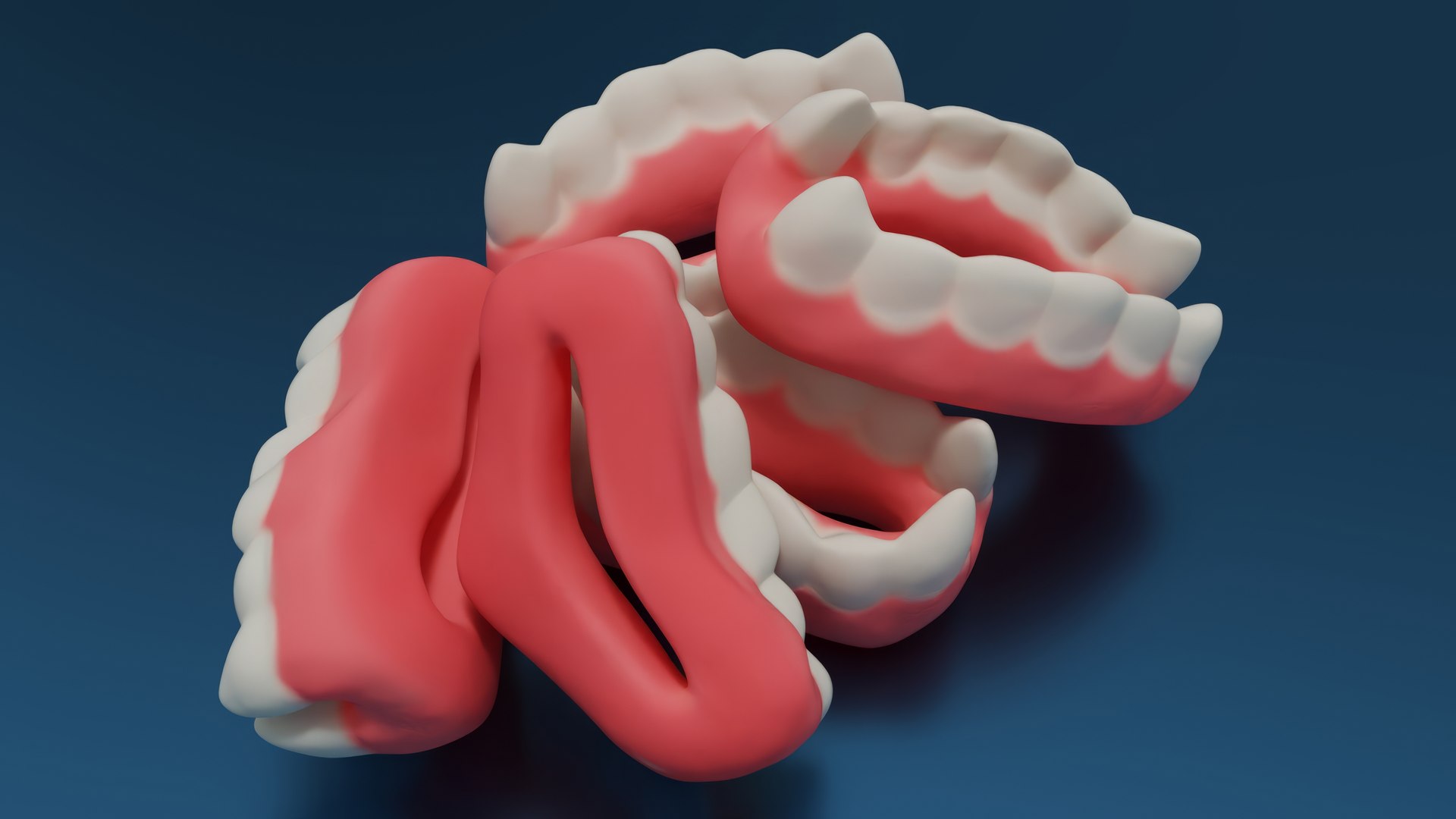 Double Teeth Gummy Candies Batch 3D Model - TurboSquid 2234673